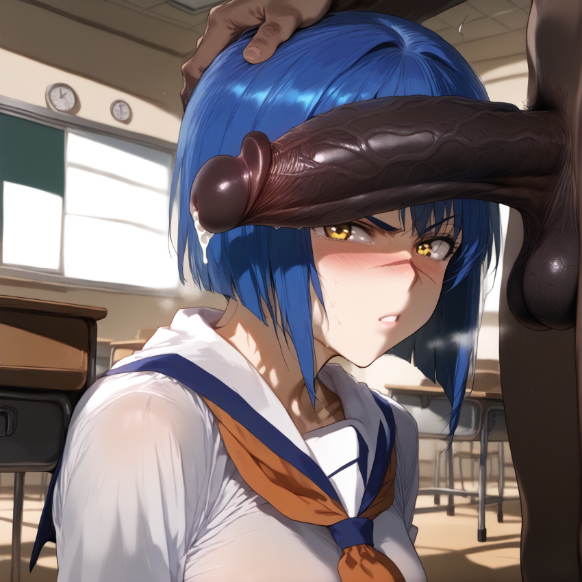 Rule 34 Ai Generated Beautifulbbc Blowjob Busou Renkin Dark Skinned 0686