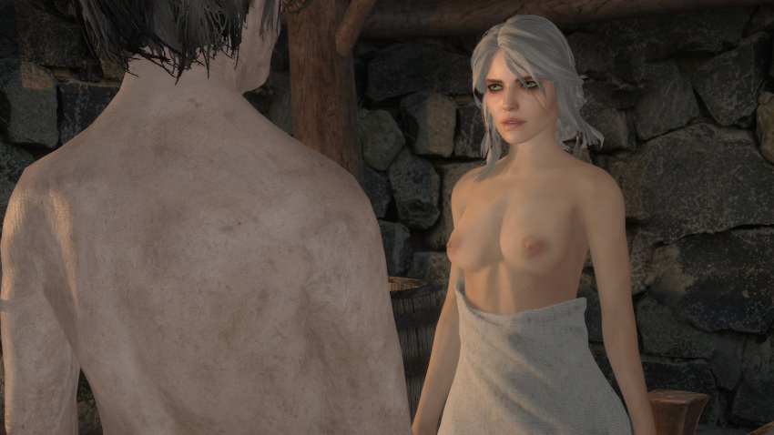 Rule 34 3d Before Sex Breasts Cavalorn13 Ciri Female Green Eyes Light
