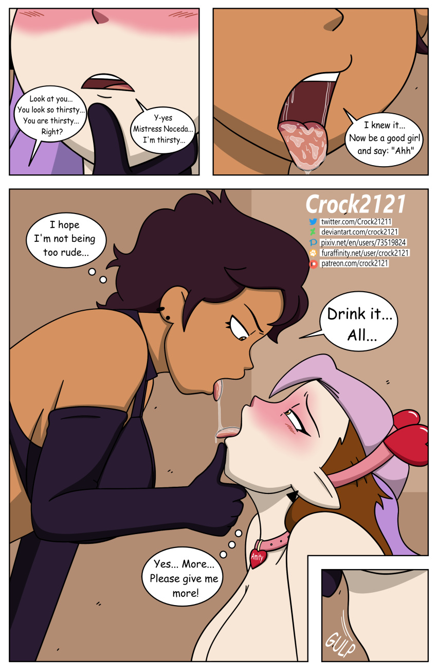 Rule 34 2girls Aged Up Amity Blight Canon Couple Comic Crock2121 1183