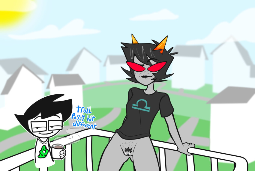 Rule 34 Hattsworth Homestuck John Egbert Pussy Tagme Terezi Pyrope 7719