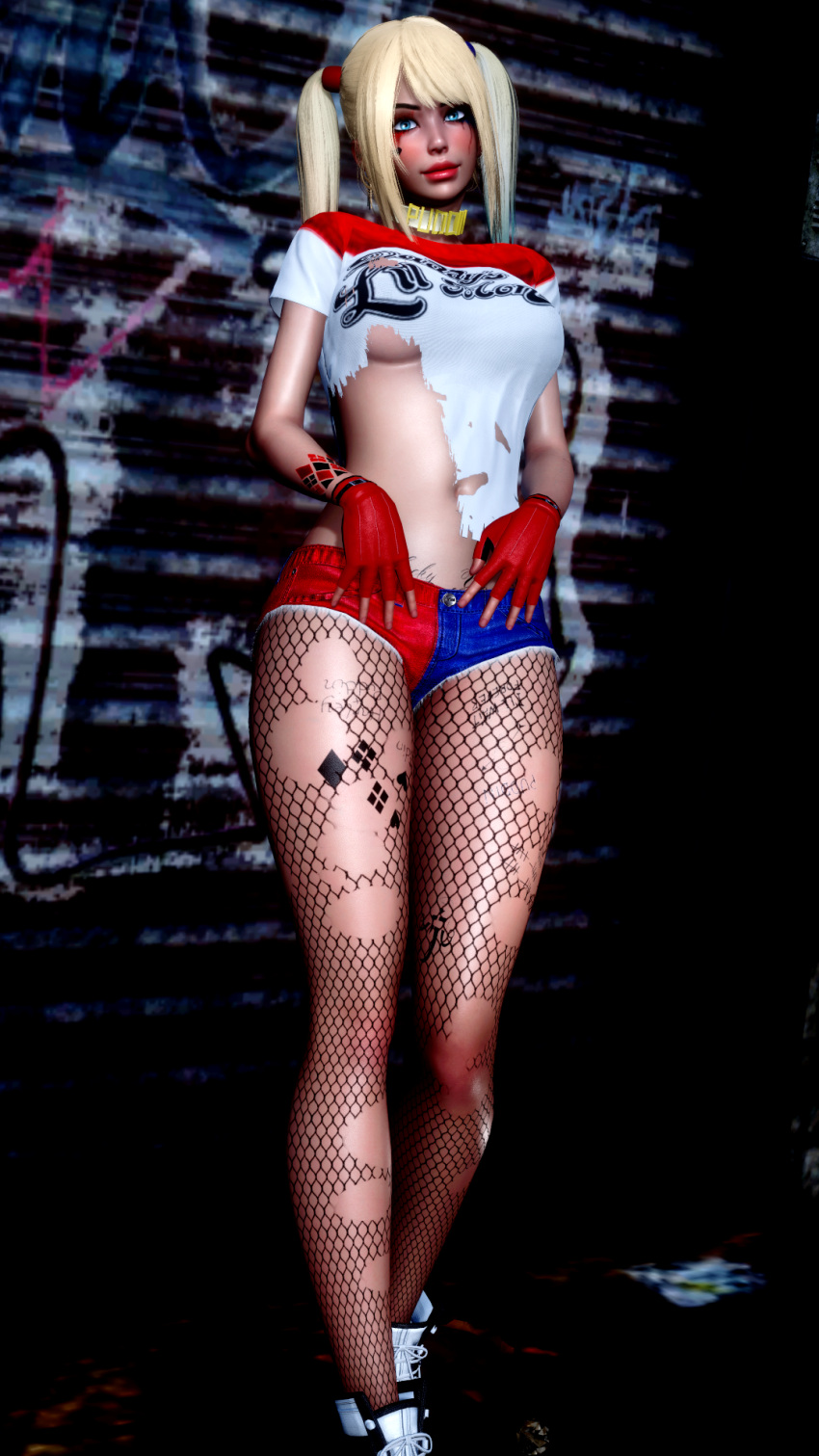 Rule 34 3d Batman Series Blonde Hair Blue Eyes Dc Dc Comics Female