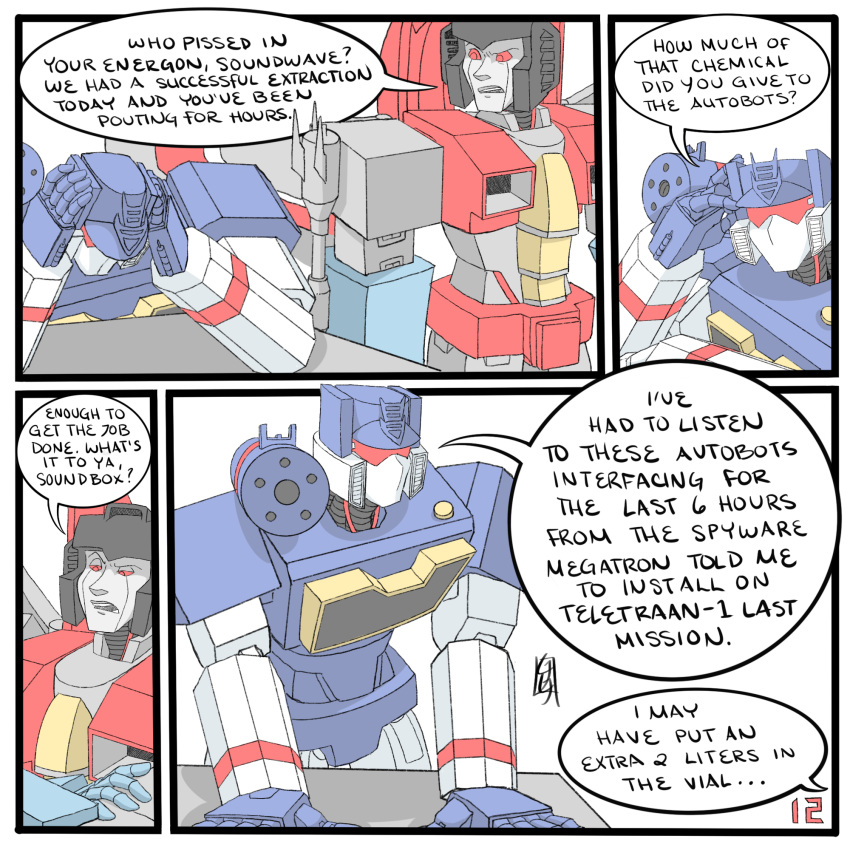 Rule 34 Alien Alien Humanoid Alien Male Comic Comic Page Comic Panel Decepticon Dialogue Funny