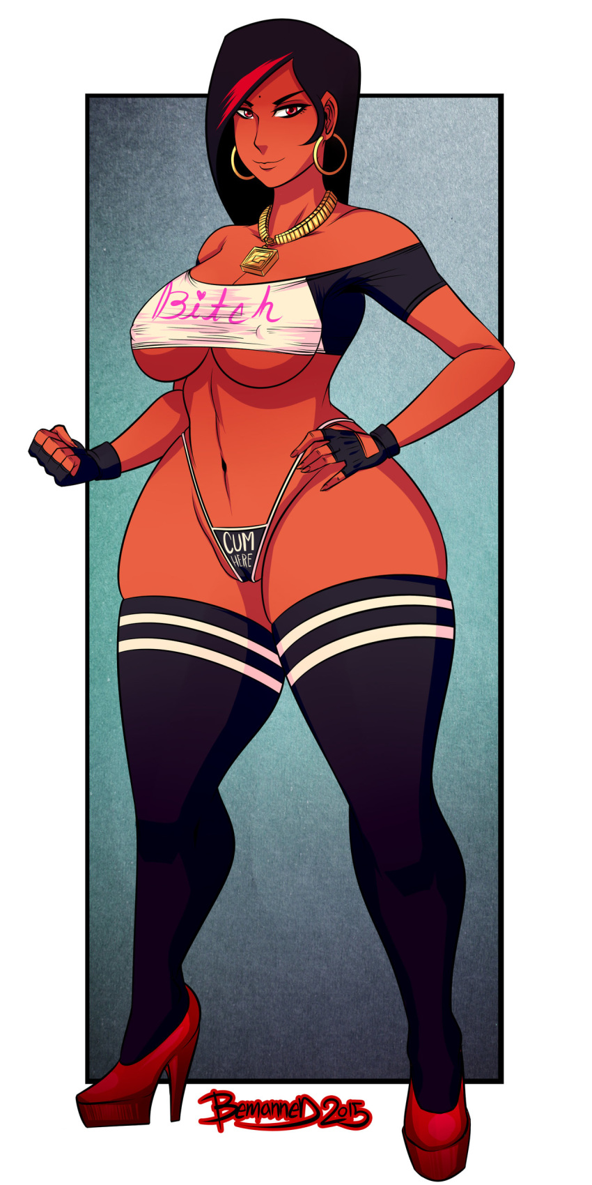Rule 34 Bemannen Big Ass Bimbo Breasts Carmessi Dark Skinned Female 3673