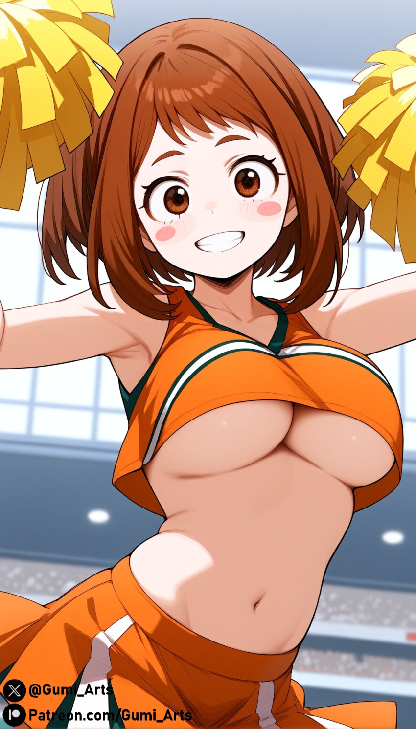 Rule 34 Ai Generated Blush Stickers Boku No Hero Academia Brown Eyes
