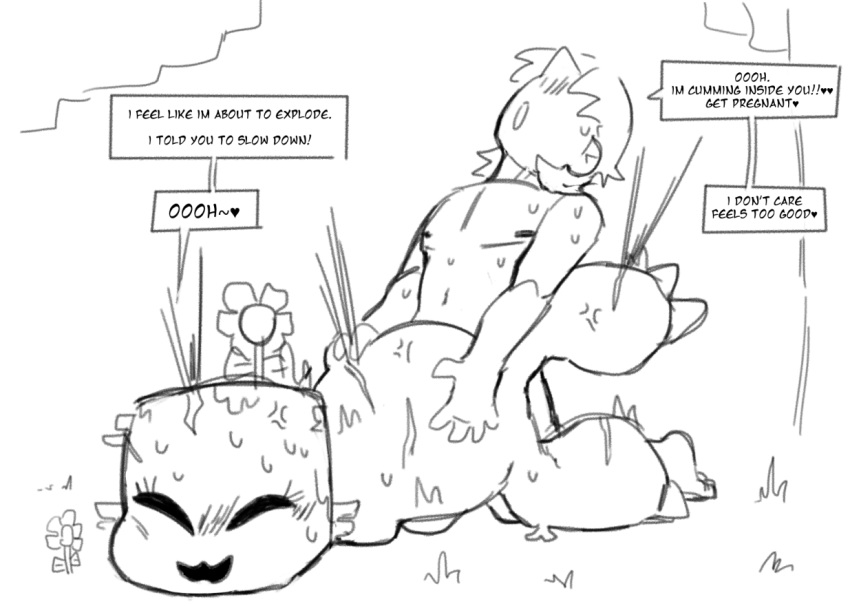 Rule 34 Accessory Ambiguous Penetration Blush Blush Lines Bodily Fluids Creeper Minecraft