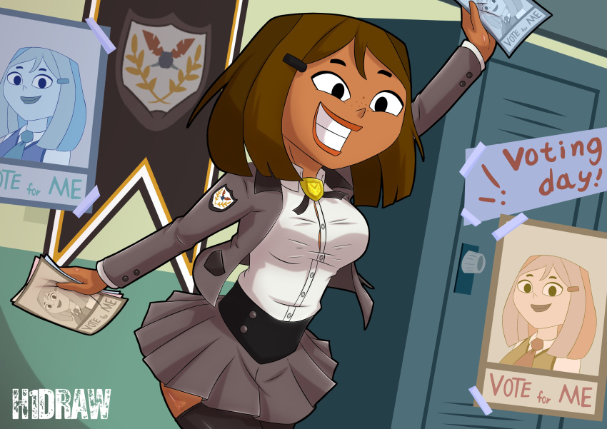 Rule 34 2d Brown Hair Brown Skin Brown Skinned Female Busty Courtney