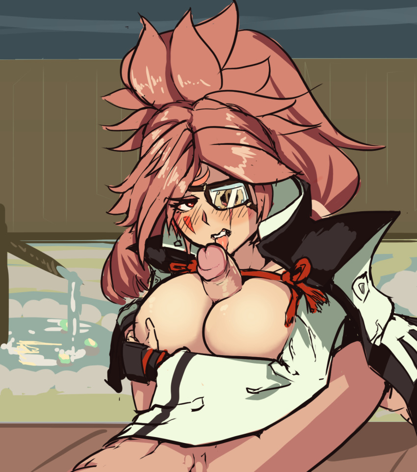 Rule 34 1girls Baiken Big Breasts Big Penis Boxman Breast Hold