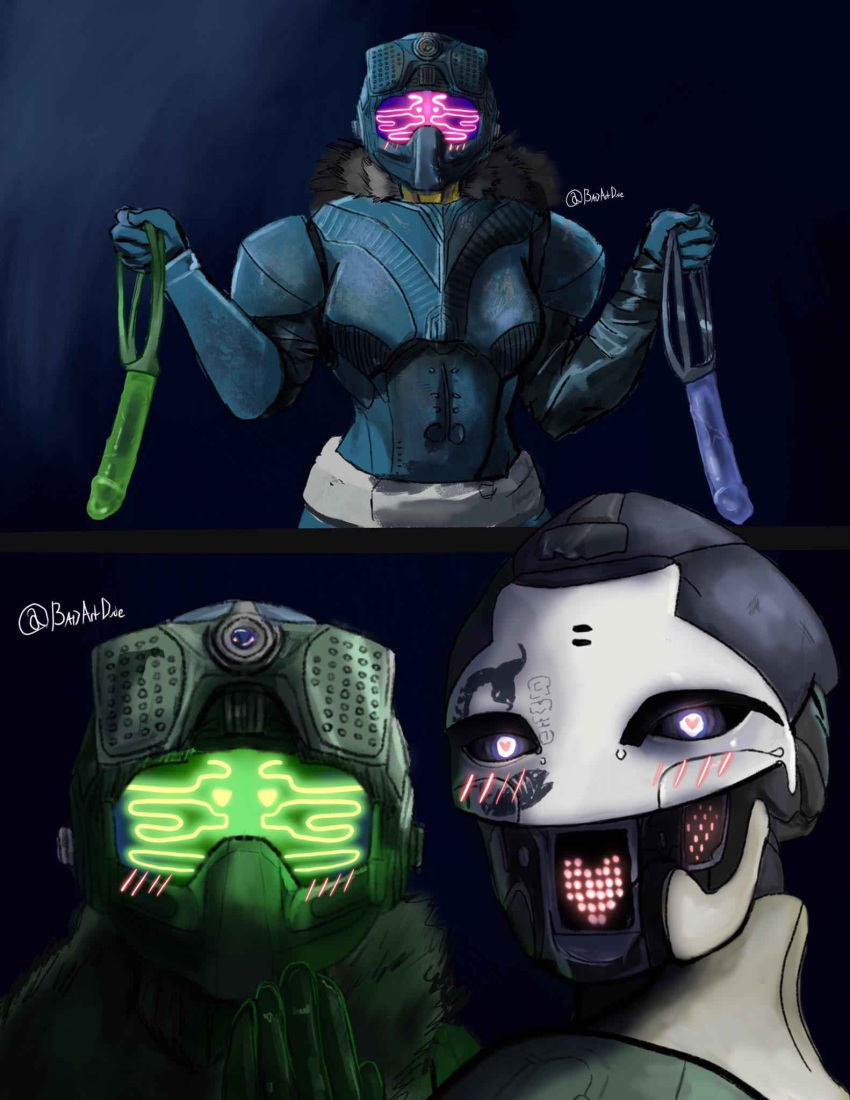 Rule 34 3girls Armor Badartdude Destiny Game Exo Image Set Lesbian