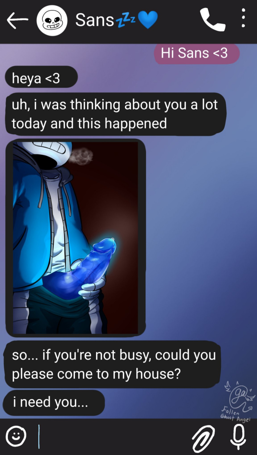 Rule 34 Dialogue Ectopenis Fallen Ghost Angel Artist Holding Penis 3025
