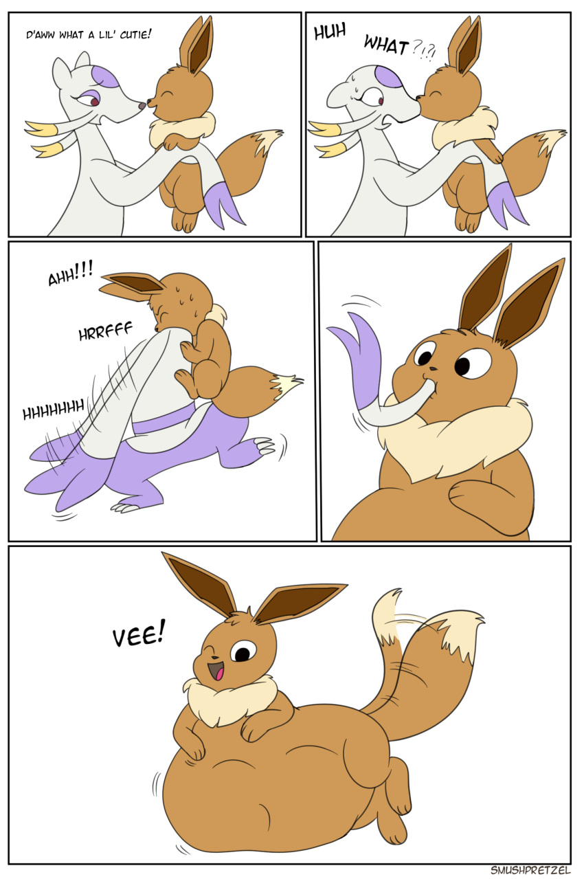 Rule 34 Ambiguous Gender Bodily Fluids Bulge Comic Deception Eevee