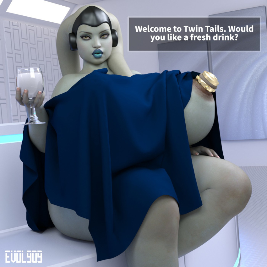 Rule 34 1girls 3d Alien Alien Girl Artist Name Bald Bare Shoulders 4170