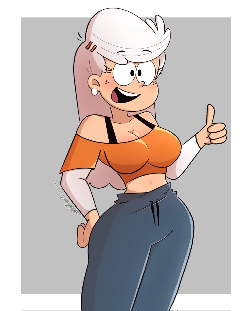 Rule 34 1girls Aged Up Autart Breasts Female Female Only Lincoln Loud 7162