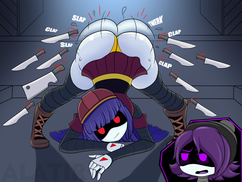 Rule 34 2023 2girls Alatir Ass Ass Focus Ass Shake Blue Hair Doll