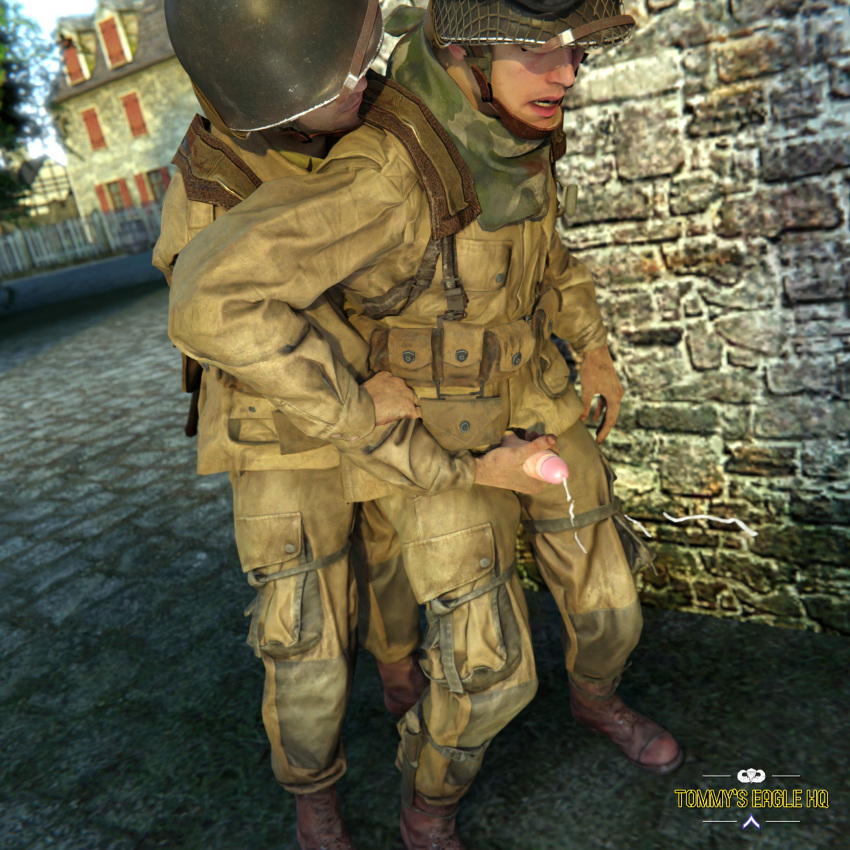 Rule 34 Army Cum Cumshot Gay Gay Male Gay Sex Handjob Medal Of Honor Airborne Military Soldier