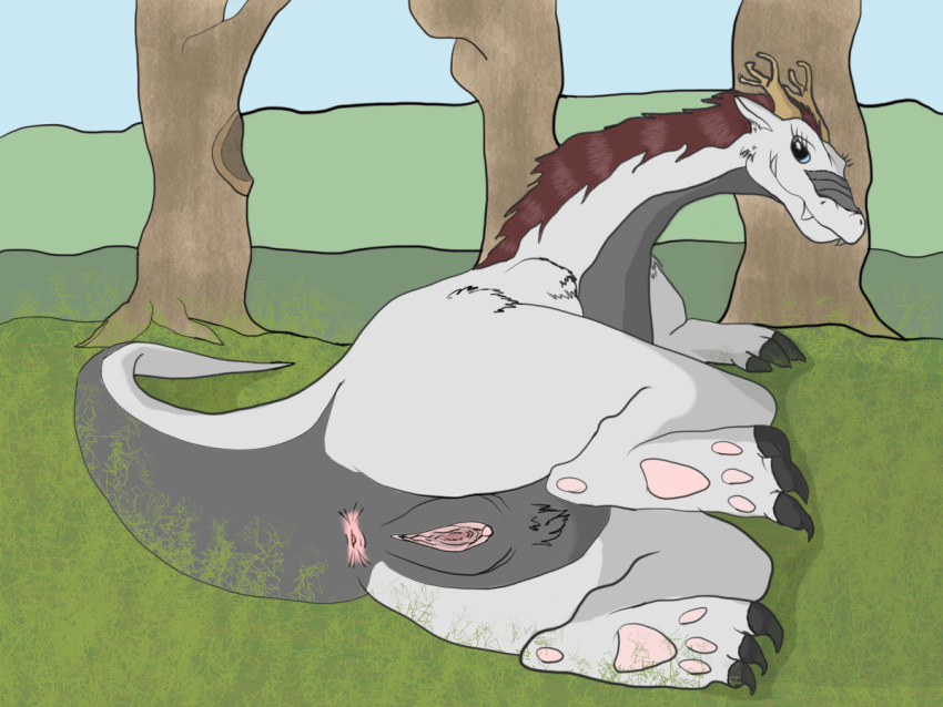Rule 34 2020 43 Antlers Anus Ass Black Claws Blue Eyes Claws