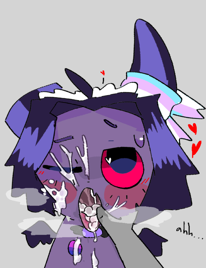 Rule 34 After Fellatio After Oral Horns Purple Hair Purple Skin Tagme The Binding Of Isaac