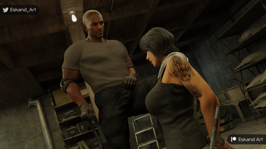 Rule 34 3d Call Of Duty Dark Skinned Male Eskandart Female Imminent Sex Interracial Melanin