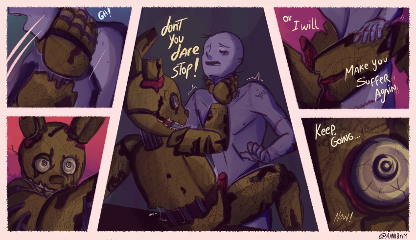 Rule 34 Angry Animatronic Ann00nm Choking Corpse Disappointed