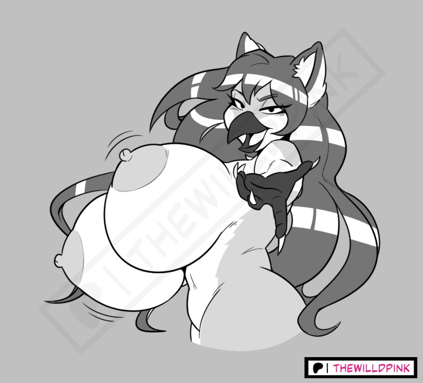 Rule 34 Anthro Avian Big Breasts Bird Breasts Female Solo 8842