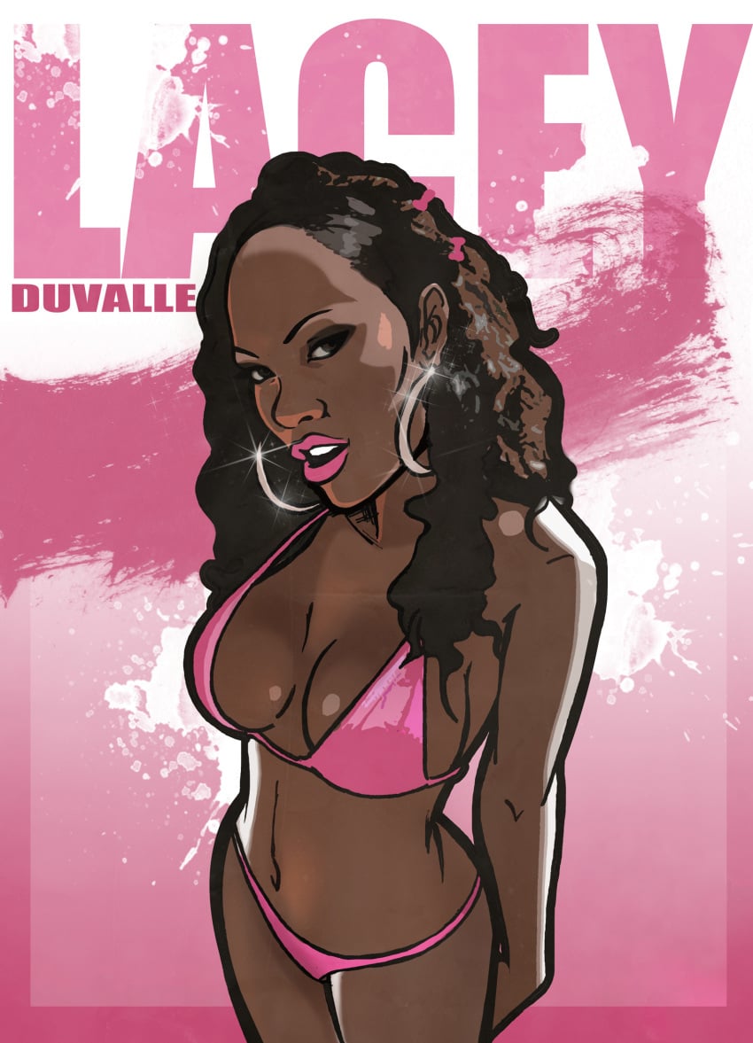 Rule 34 1girls Banjee Big Lips Bikini Breasts Brown Eyes Brown Hair Character Name Curly Hair