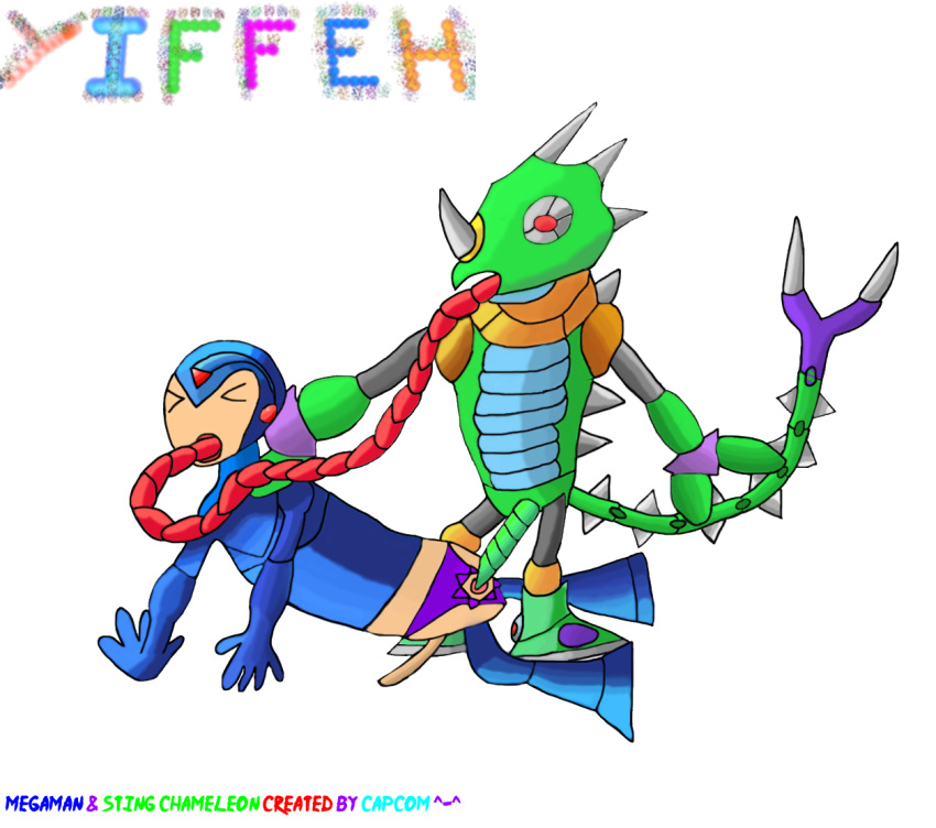 Rule 34 Male Only Mega Man Mega Man X Sting Chameleon Tagme 361666 0992