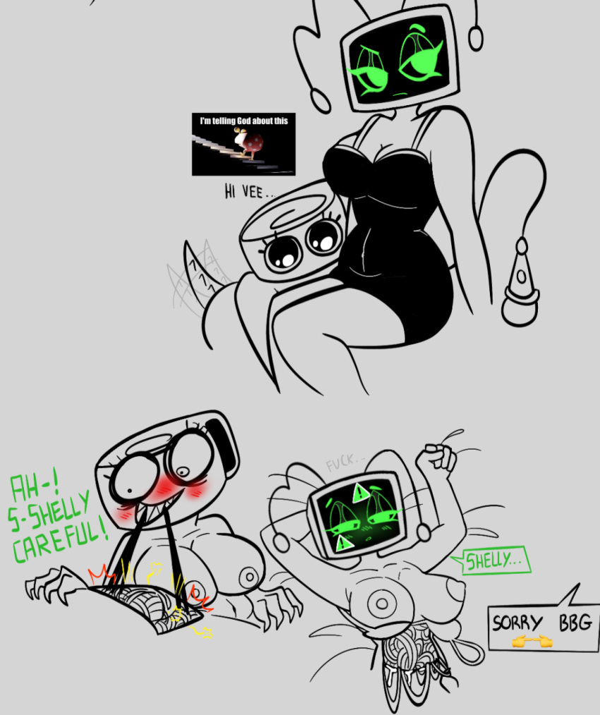 Rule 34 Big Breasts Breasts Claws Dandys World Dress Robot Girl