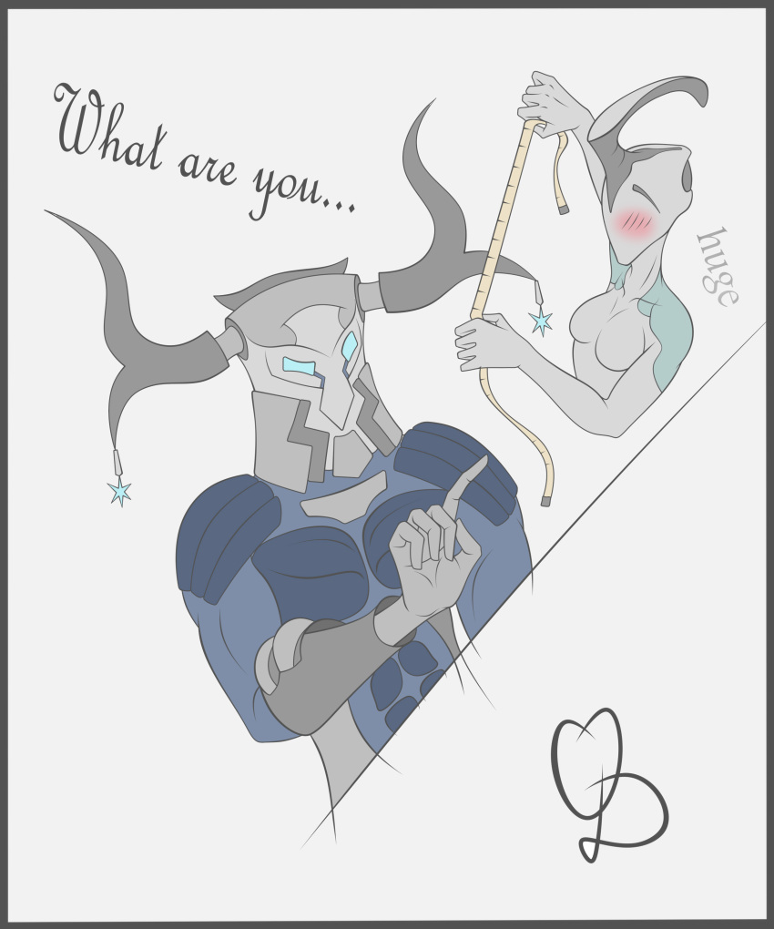 Rule 34 Blush Frost Warframe Horns Horny Female Nyx Warframe