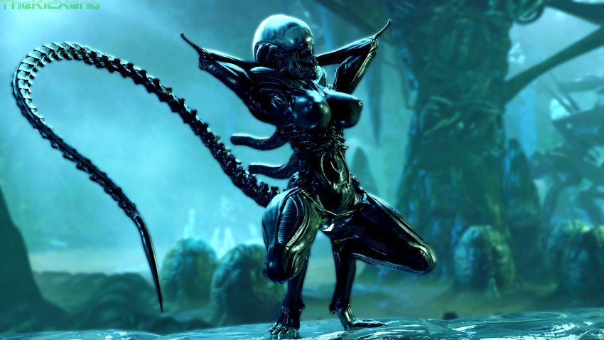 Rule 34 3d Alien Alien Franchise Alien Girl Arms Behind Head Big 3367