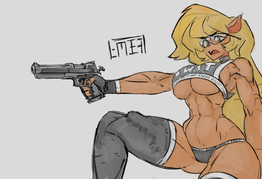 Rule 34 1girls Angry Anthro Blonde Hair Callie Briggs Cat Ears Cat 0410