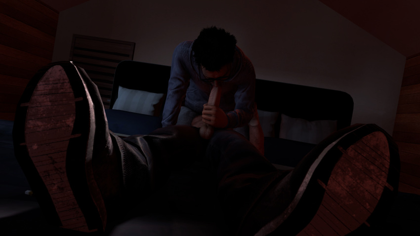 Rule 34 David King Dead By Daylight Dwight Fairfield Gay Male Male 3266