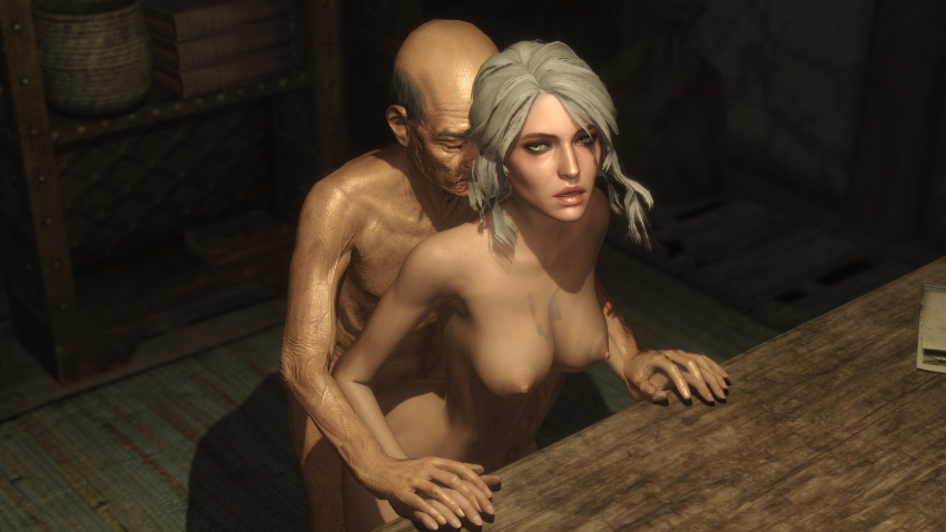 Rule 34 3d Breasts Cavalorn13 Ciri Completely Nude Female Green Eyes