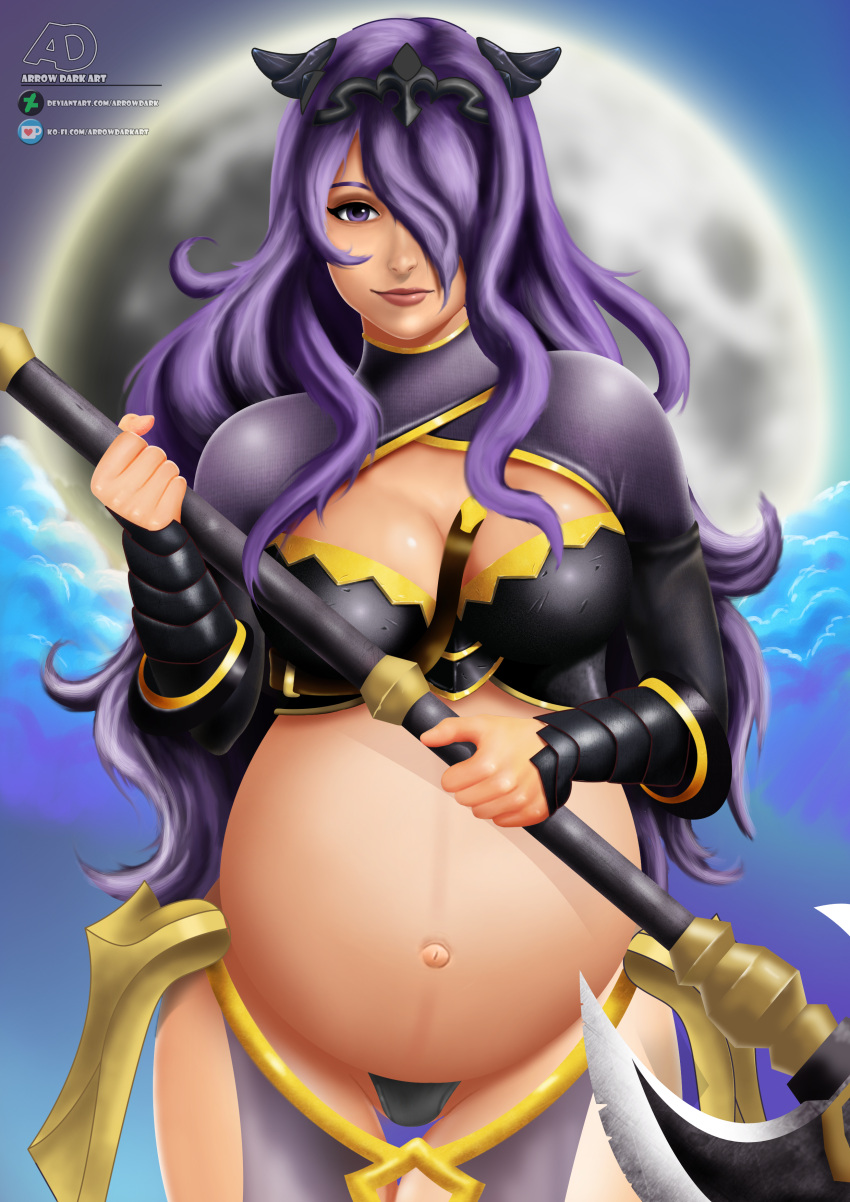 Rule 34 Arrowdark Axe Belly Button Big Belly Big Breasts Bra Camilla 1665