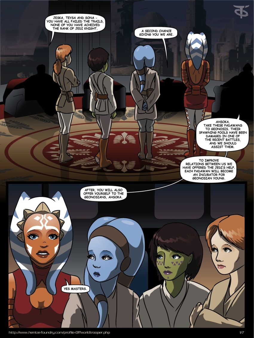 Rule 34 4girls A Geonosian Incubation Ahsoka Tano Alien Blue Skin 4439
