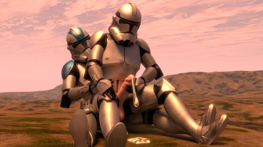 Rule 34 Armor Armored Clone Trooper Clone Wars Cum Dick Fredugen108 3959