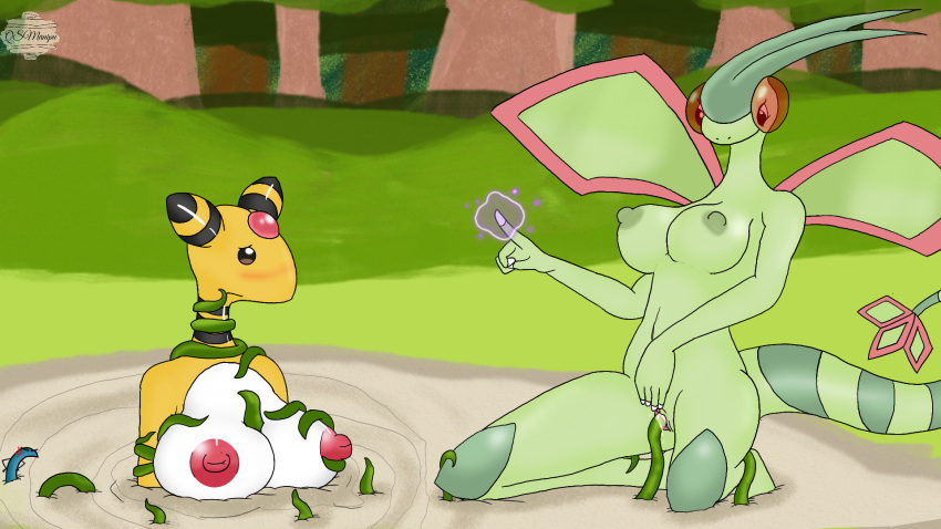 Rule 34 2021 Ampharos Anthro Breasts Flygon Magic Nintendo Nipples Pokemon Pokemon Species