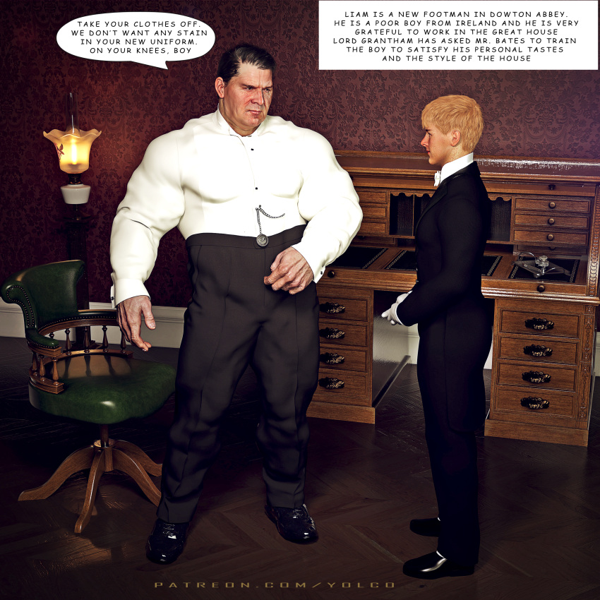 Rule 34 3d Big Balls Big Penis Downton Abbey Gay Male Malemale 7737
