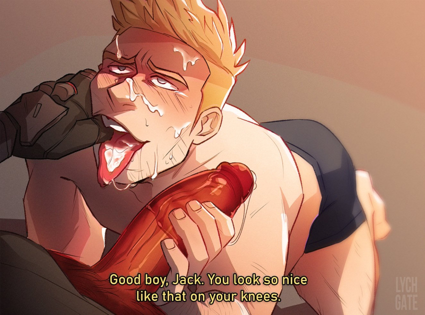 Rule 34 Balls Big Penis Blonde Hair Blue Eyes Blush Boner Cocky Cum Cum Drip Cum In Mouth Cum