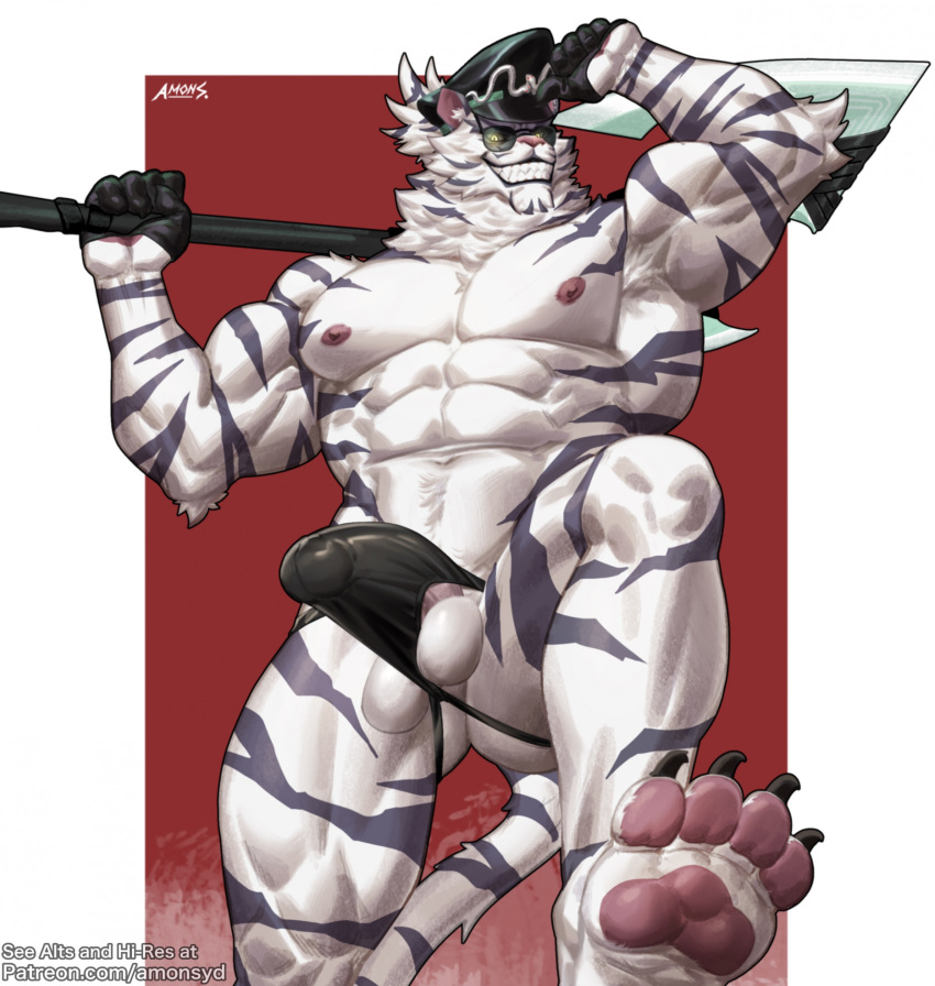 Rule 34 Abs Amon Sydonai Anthro Balls Biceps Claws Dislyte Genitals