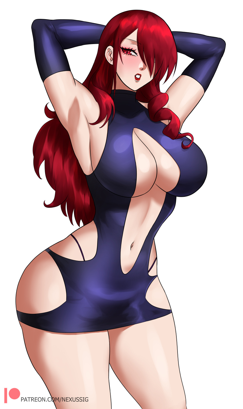 Rule 34 Big Breasts Hair Over One Eye Hips Makeup Mitsuru Kirijo