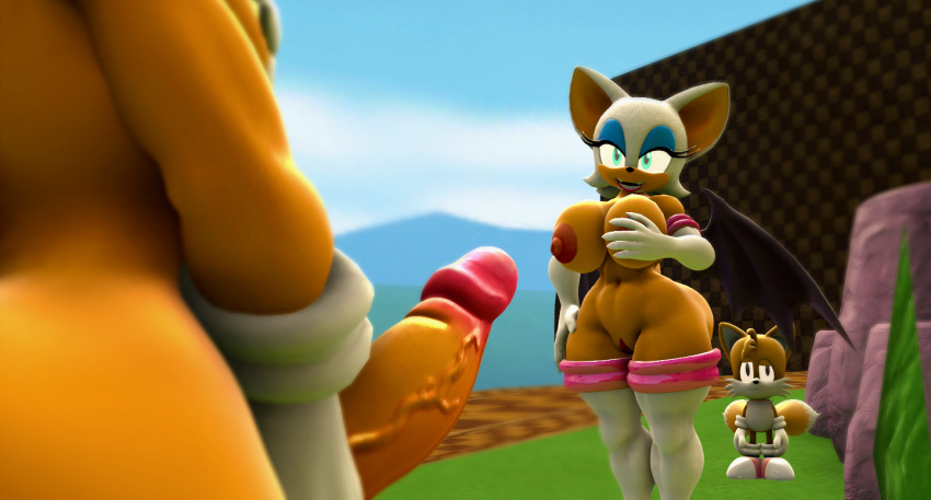 Rule 34 3d 3d Model Background Character Classic Tails Confused Look