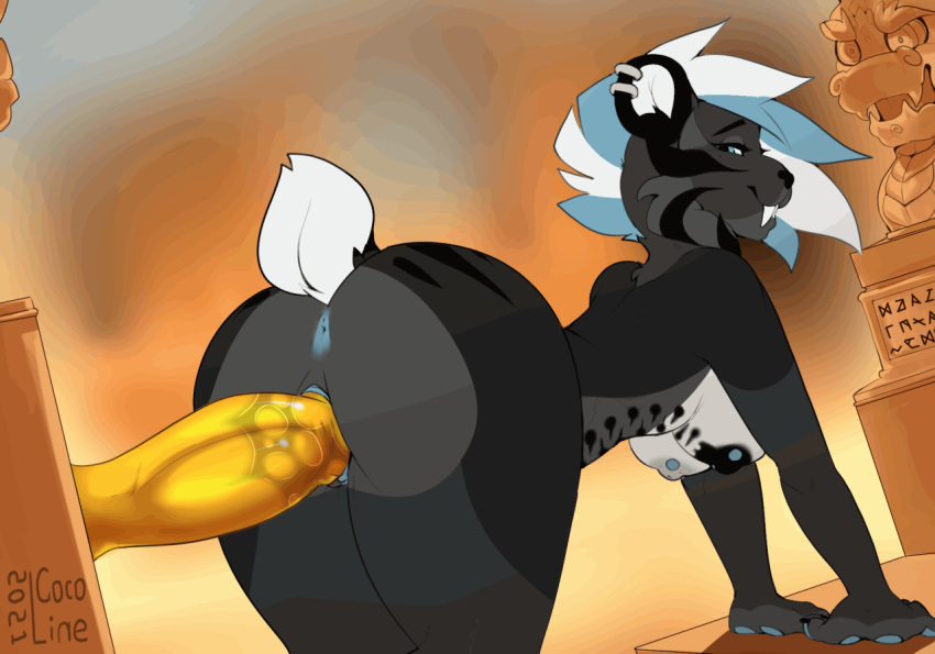 Rule 34 1girls 2021 Animated Anthro Anus Ass Breasts Cocoline Artist Dildo Felid Female