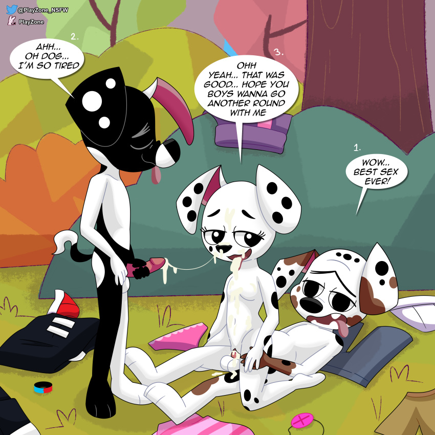 Rule 34 101 Dalmatian Street 101 Dalmatians Absurd Res After Sex