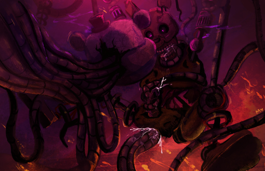 Rule 34 Animatronic Bunny Burntrap Cum Five Nights At Freddys Five Nights At Freddys