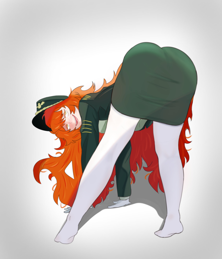Rule 34 1girls Ass Ass Focus Blush Captain Hat Clothing Female Female