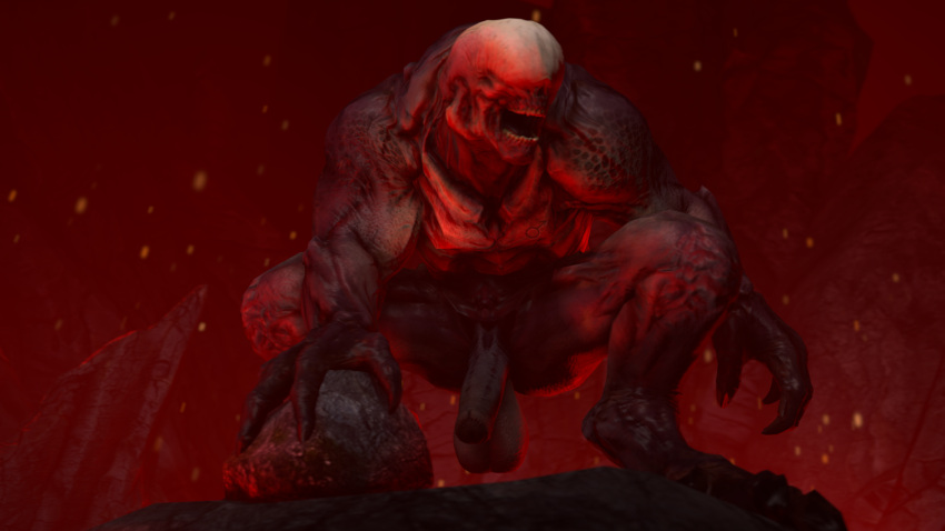 Rule 34 1male Anthro Balls Demon Dick Doom Doom Series Hell Knight