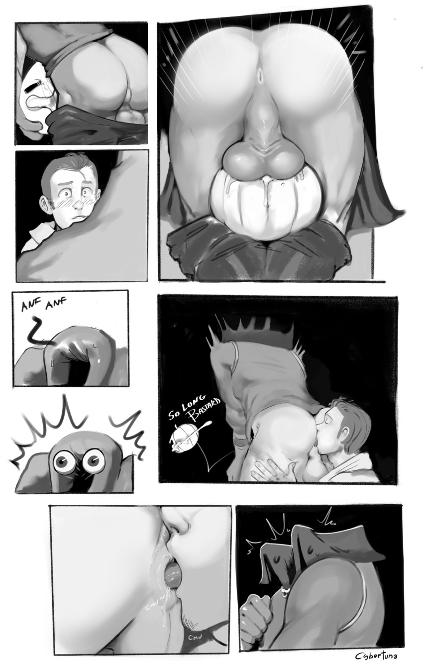 Rule 34 Ass Ass Back View Balls Closed Eyes Cybertuna From Behind
