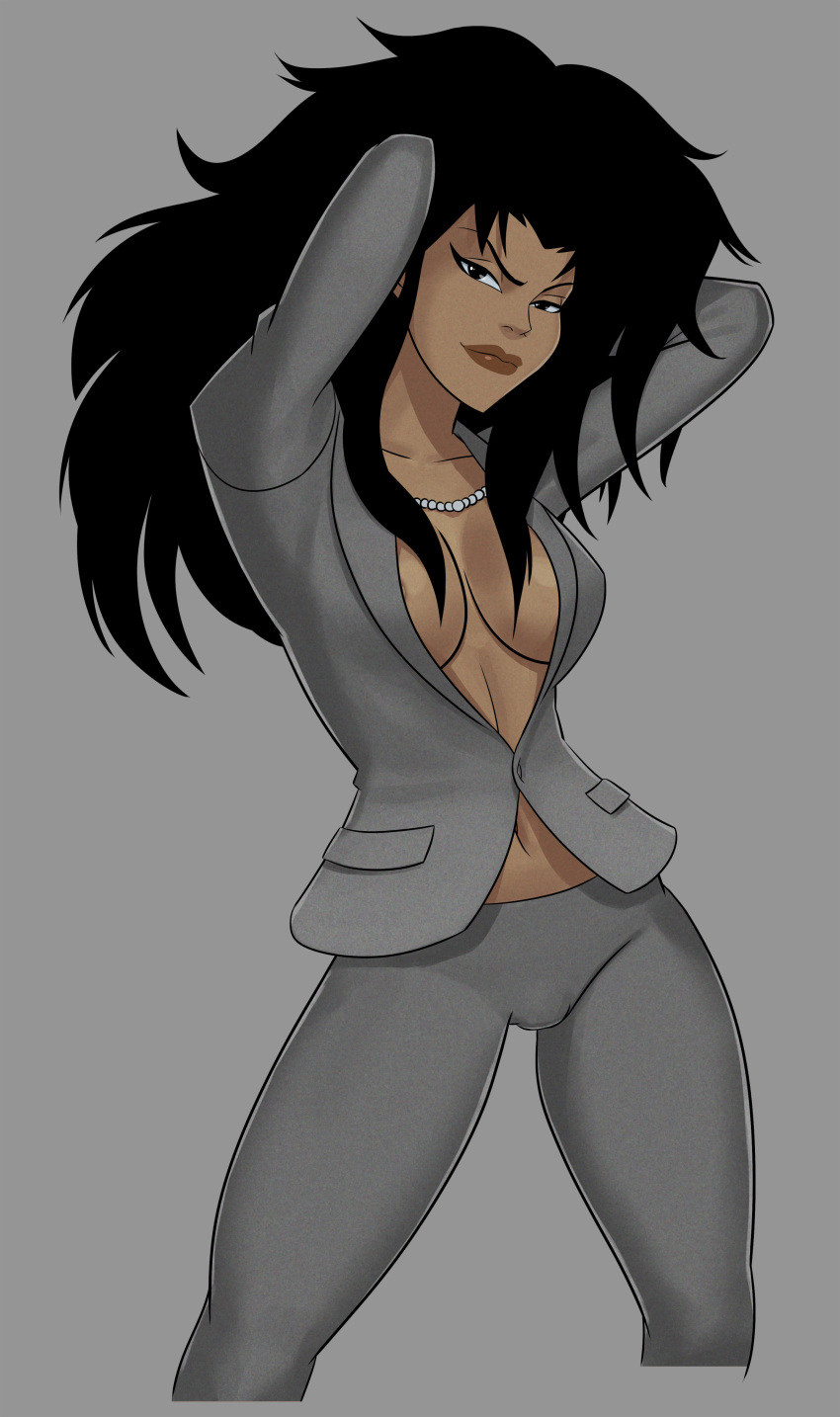 Rule 34 Cheshire Clothed Dc Dc Comics Jade Nguyen Office Lady