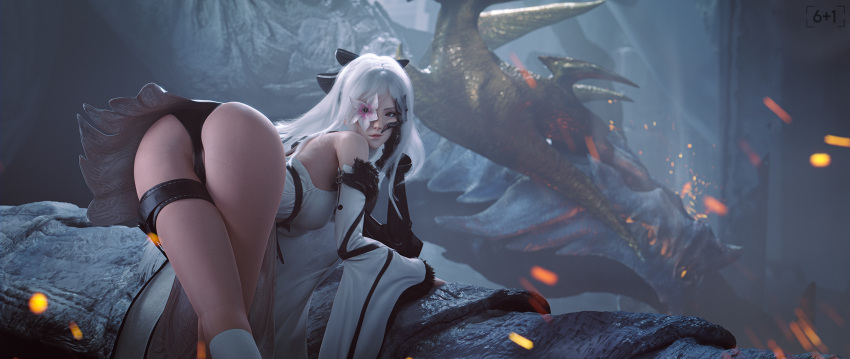 Rule 34 1girls 3d 3d Artwork Ass Ass Up Drag On Dragoon 3 Dragon