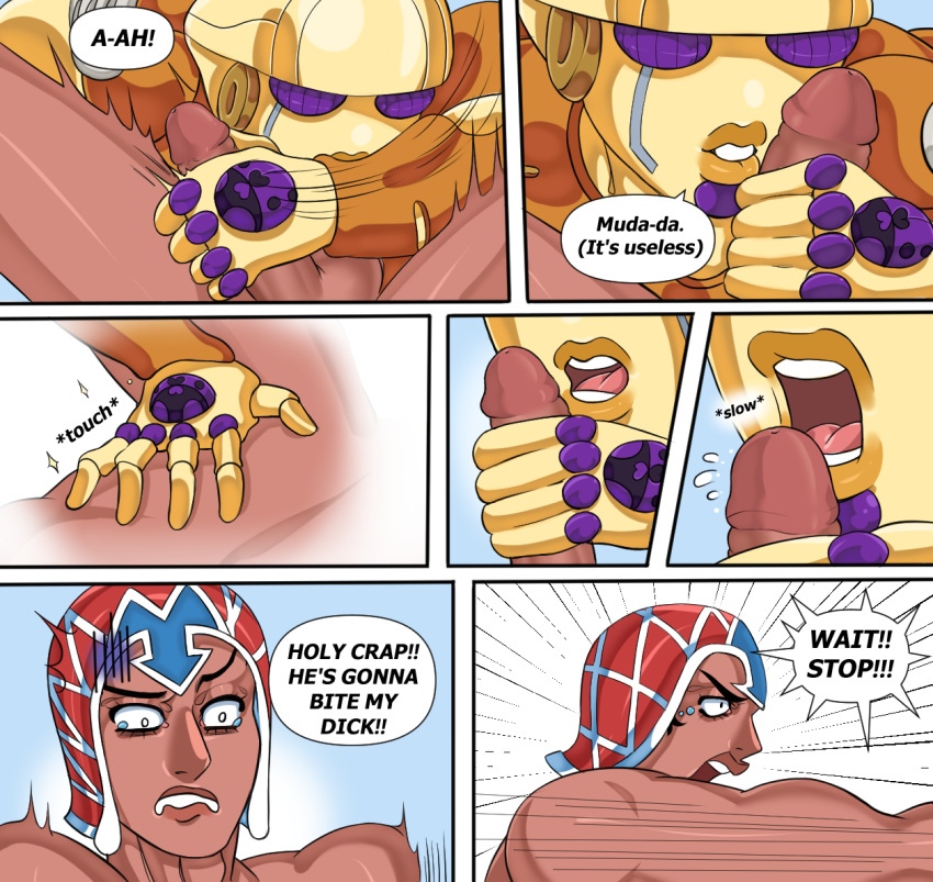 Rule 34 Dialogue Gay Gold Experience Guido Mista Jojos Bizarre 0627