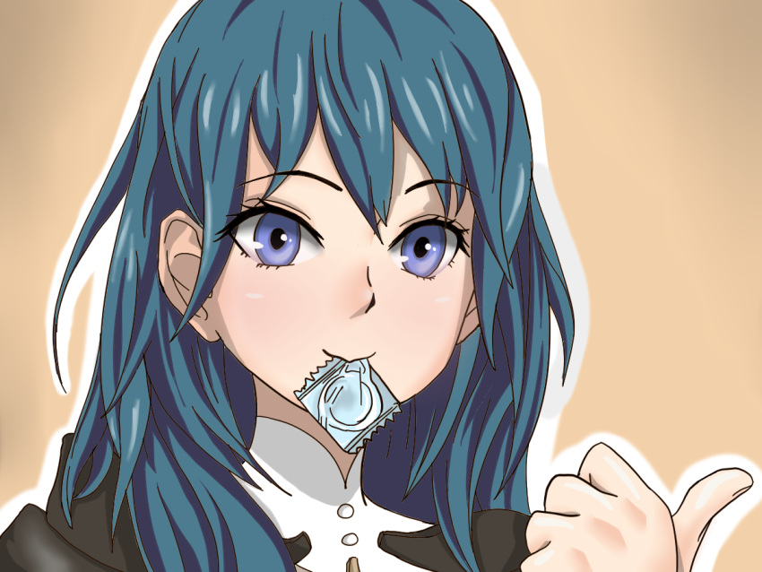 Rule 34 Biting Condom Byleth Fire Emblem Byleth Fire Emblem 0829